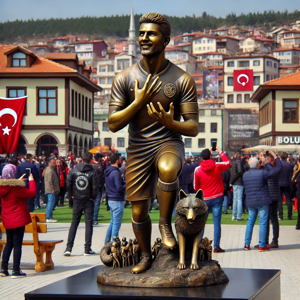Merih Demiral's Bozkurt-Gruß: Statue in Bolu sorgt für Diskussionen